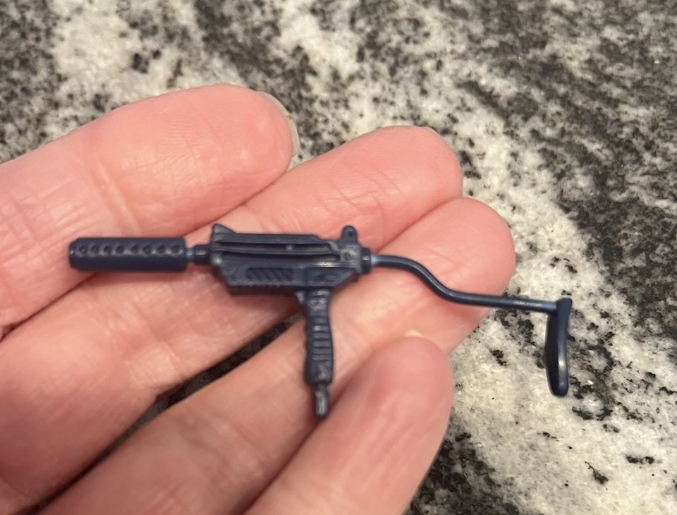 Vintage GI Joe Cobra Shockwave Machine Gun Uzi Weapon Accessory Hasbro ...