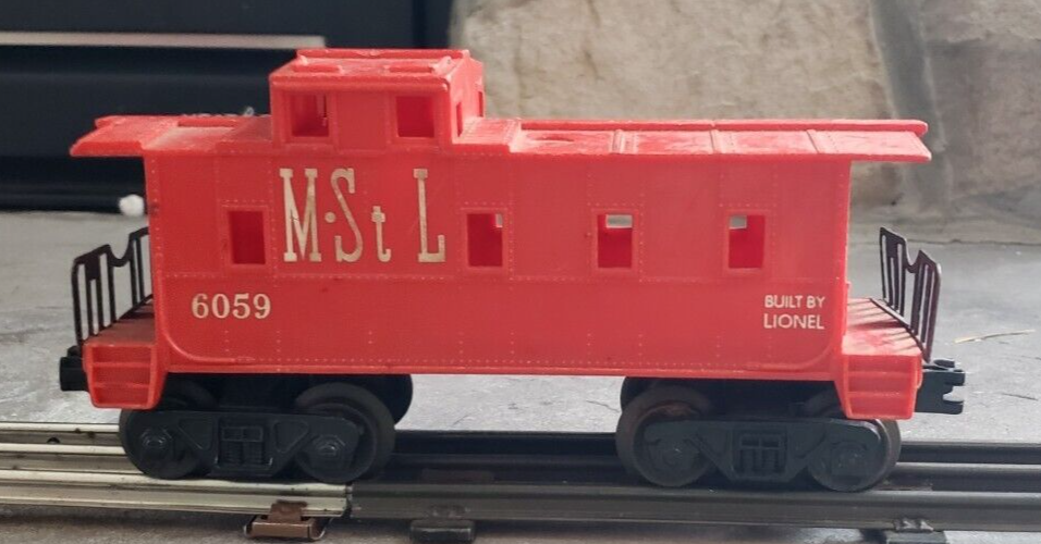 LIONEL #6059 "M & StL" Minneapolis & St. Louis (RED-UNPAINTED) - C-7 No ...