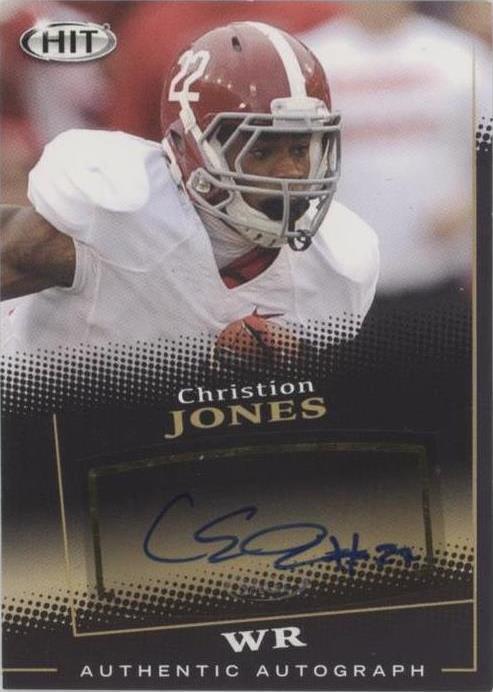 2015 Sage Hit - Autographs Christion Jones #A122 Black (AU, RC) for ...