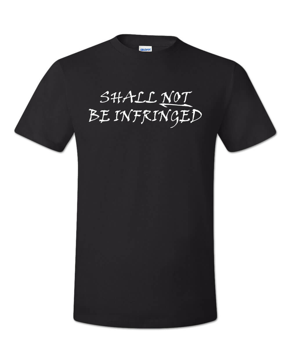 Shall Not Be Infringed T-Shirt Gun Rights Pro 2A AR15 Black Guns Red ...