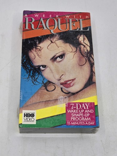 A Week With Raquel Welch VHS 7 day wake up and shake program HBO VTG ...