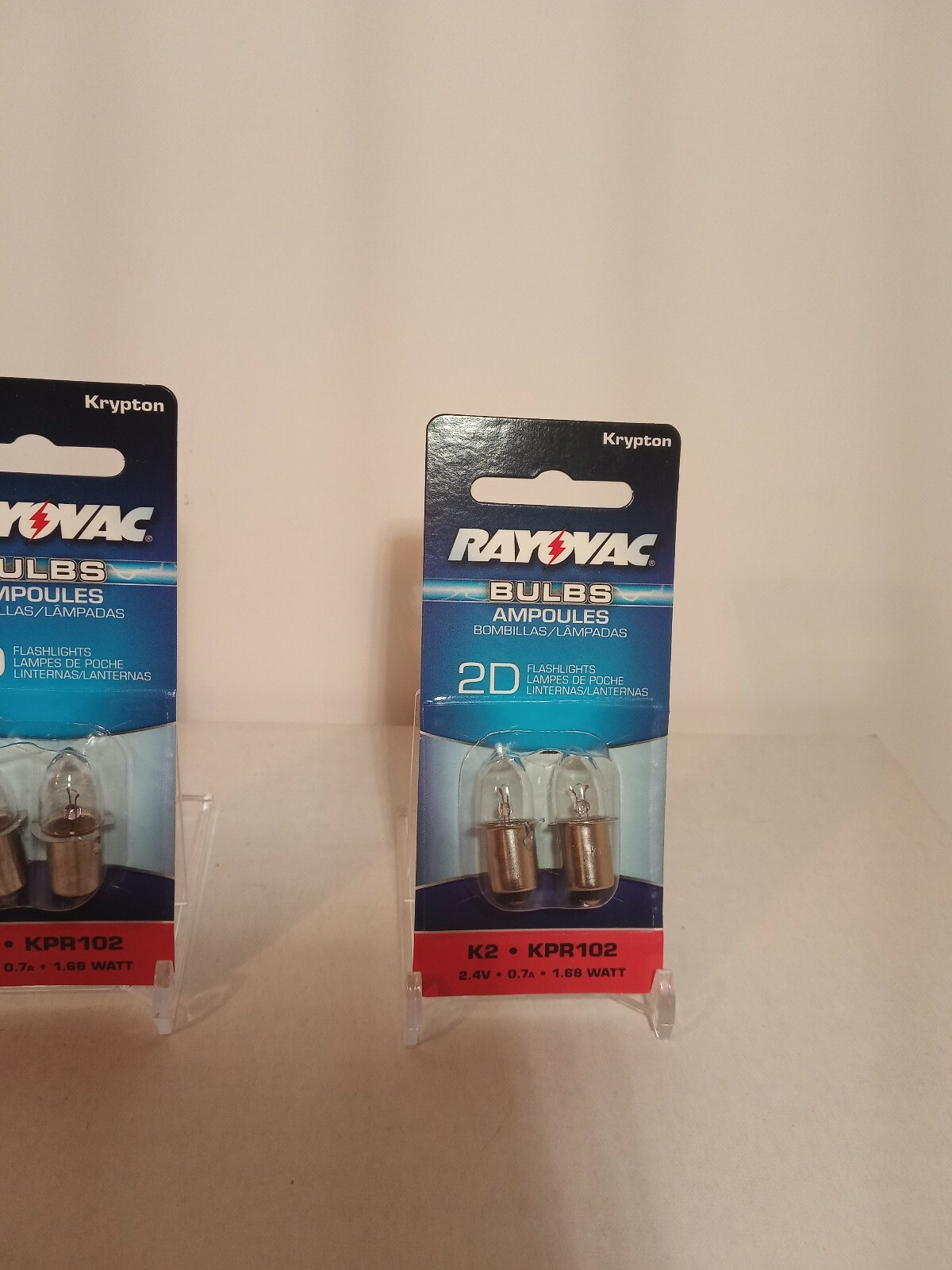 Lot Of 6 Rayovac Krypton Bulbs- Flashlight Bulbs K2-2 KPR102 New ...