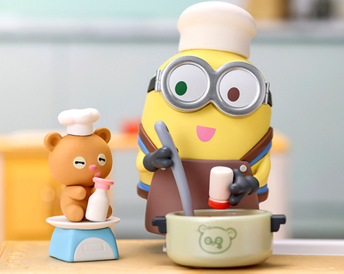 POP MART / Minions Inseparable Series daily dishes Mini Design Figure ...