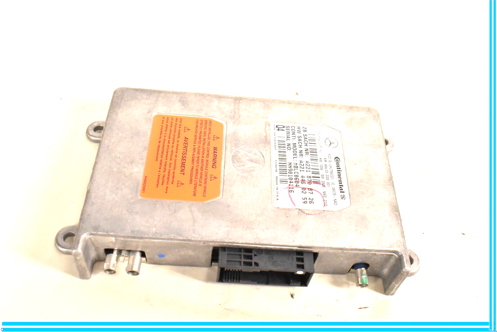 06-12 Mercedes X164 GL450 S550 ML550 Voice Communication Control Module ...