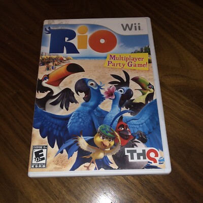 Rio Multiplayer Party Game (Nintendo Wii) Complete With Case And ...