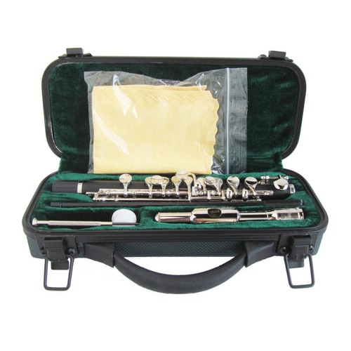 Hot Sale C Key Silver Plated Piccolo Instrument, with Body Box Black | eBay