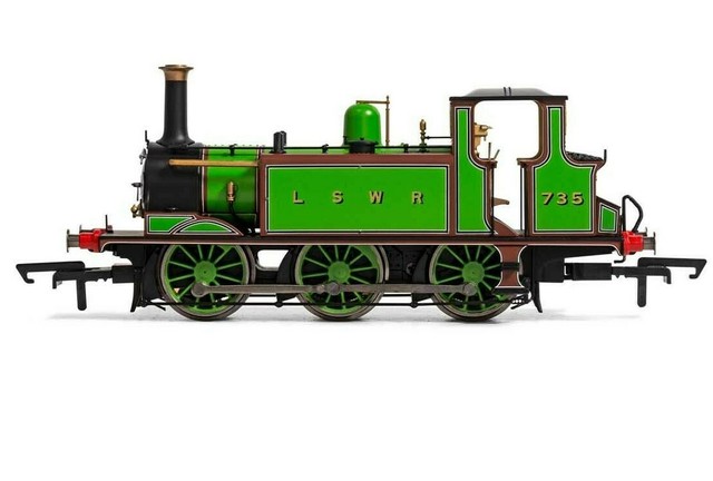 Hornby 00 R3846 LBSC Terrier Tank LSWR Green Livery No. 735 MINT Body ...