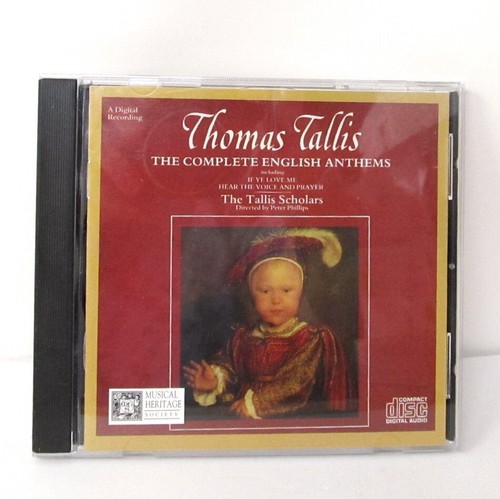 Thomas Tallis Complete English Anthems Classical CD Music Heritage ...