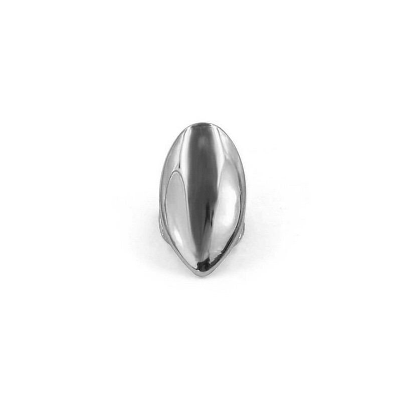 Single Tooth Fang Grillz Silver/14K Gold Plated Grill Cap Vampire ...