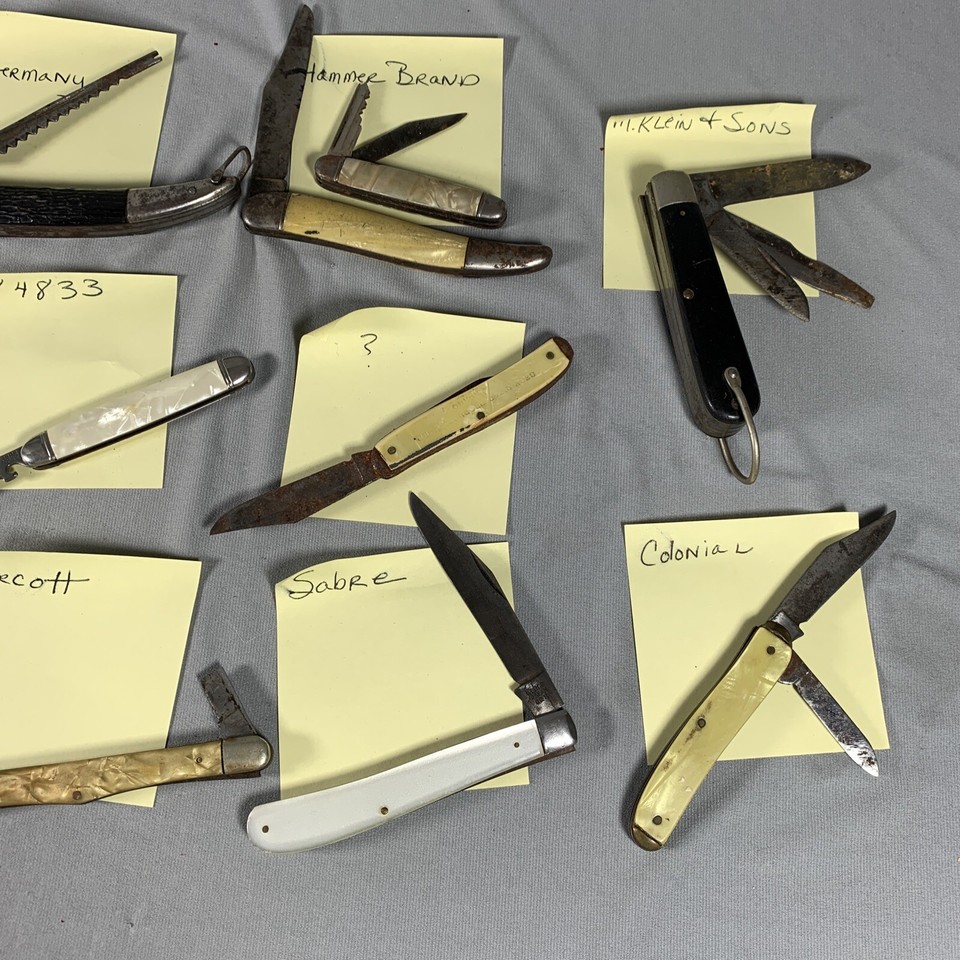 LOT 13 Old Pocket Folding Knives | eBay