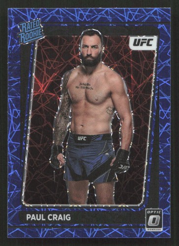 2022 Donruss Optic UFC Paul Craig Blue Velocity RC Rookie #117 Card | eBay