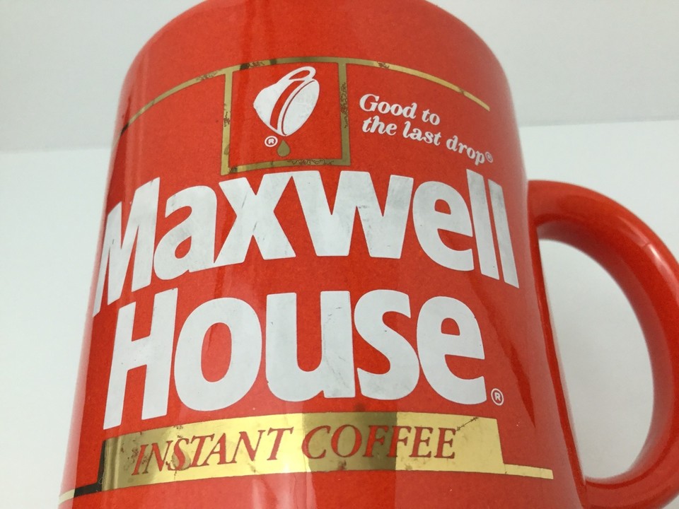 Vintage Maxwell House Mug Instant Coffee Good To The Last Drop Made in ...