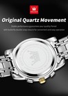 Waterproof Quartz Luminous Watch Men Luxury Business OLEVS Men's Date ...