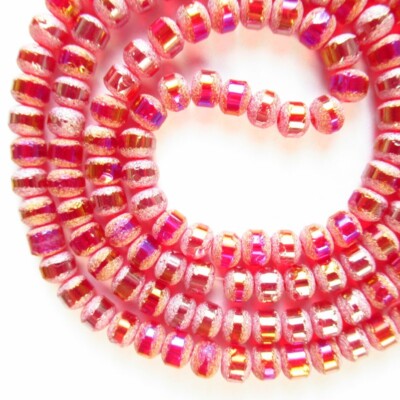 5mm Matte Red Crystal Ball Loose Bead 22 Inch CJ740 | eBay