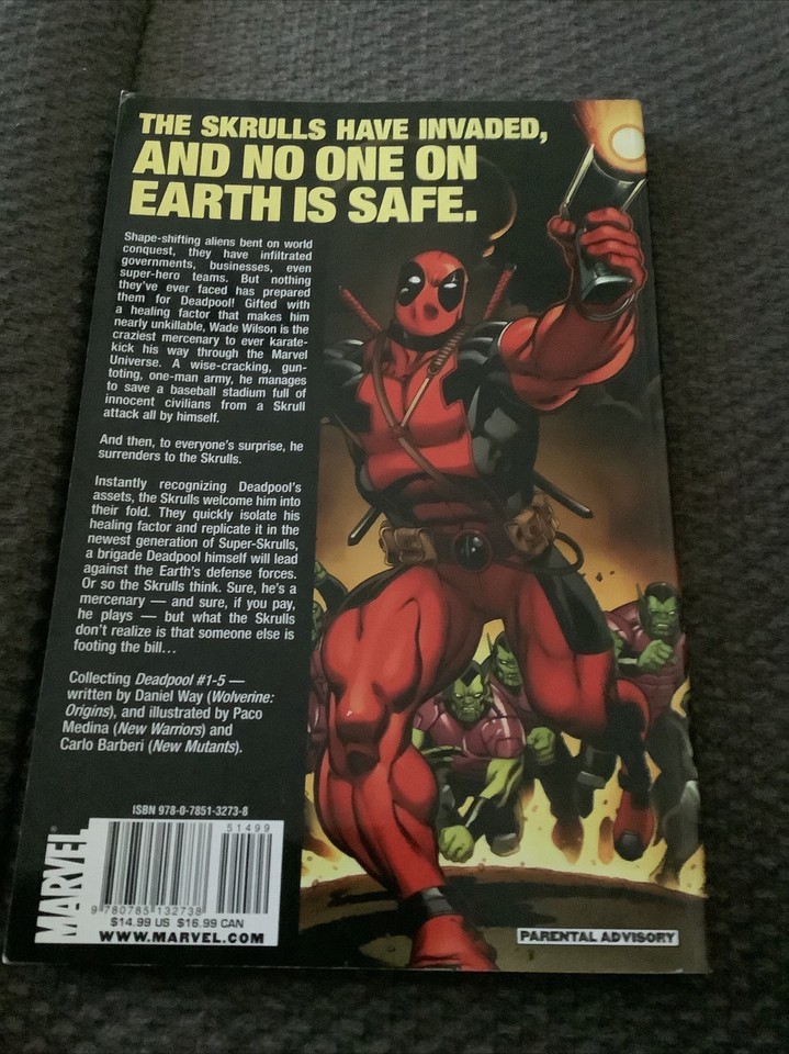 Marvel Comic Deadpool: Secret Invasion (2009, Trade Paperback) | eBay