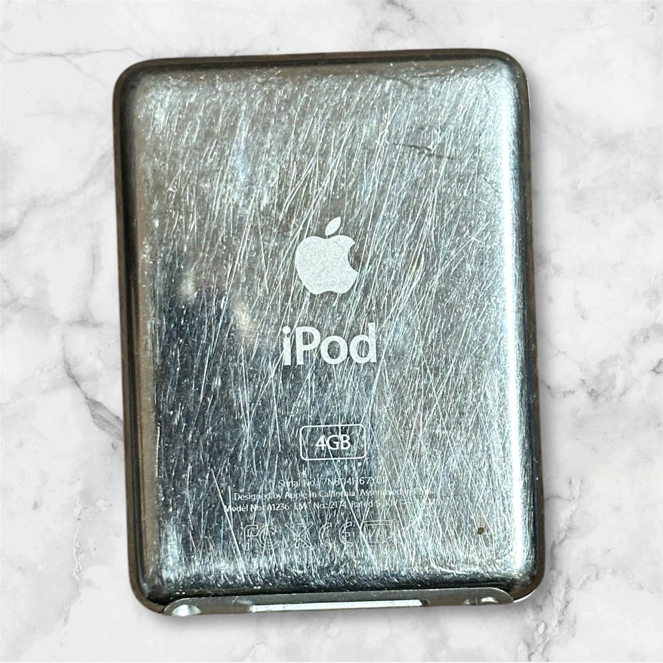 Apple iPod Nano 3rd Generation Silver Model A1236 (8 GB) Works Great ...