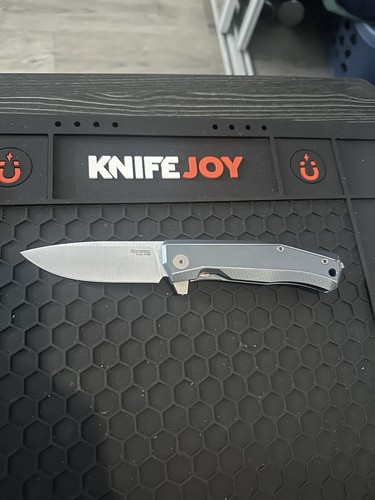 LionSteel MT01 BL Myto Knife 3.27" M390 Satin Blade-Titanium Handles ...