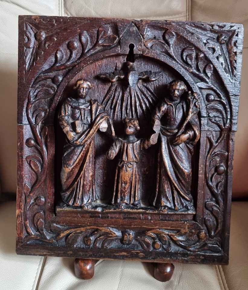 Small 16th Century Carved Oak Church Door .c.1550 ( 12" x 11" ) | eBay