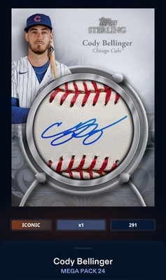 24 Topps Bunt DIGITAL Mega Pack Sterling Signature ICONIC Cody ...