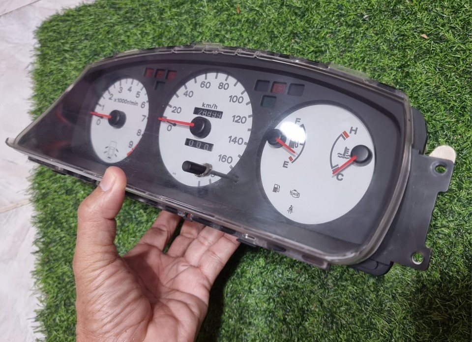 Used 92-95 Honda Civic JDM EG9 SiR gauge cluster. white face 4 door ...