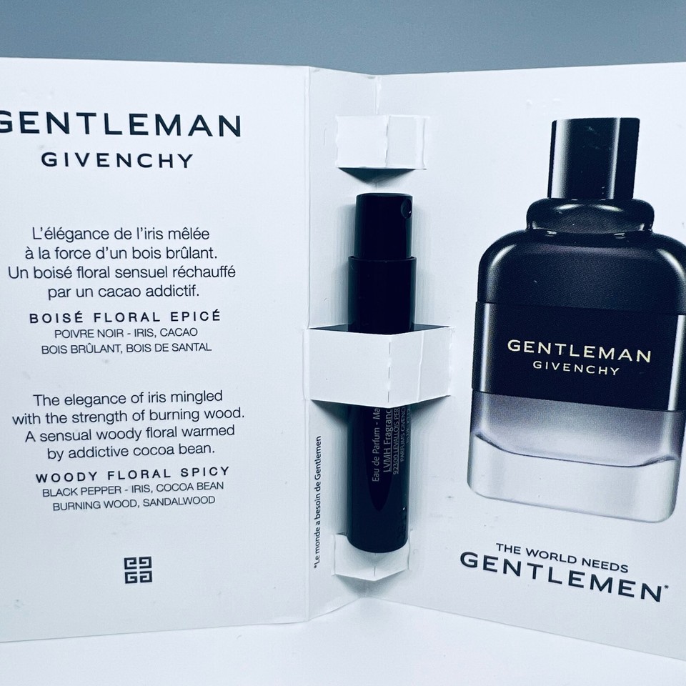 Givenchy Gentleman Perfume Collection For Men Sample Spray Vials 5pc ...