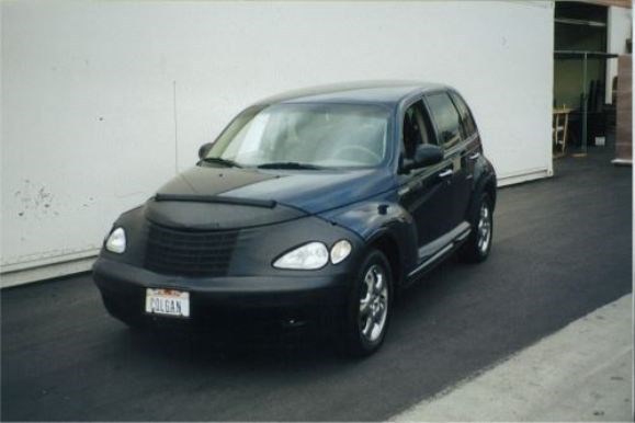 2001-2005 Chrysler PT Cruiser Front End Mask Bra 2pc | Black | Vinyl ...