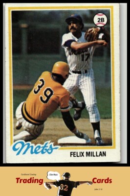 1978 Topps #505 Felix Millan New York Mets Baseball Card VG/EX | eBay