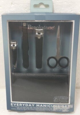 BROOKSTONE EVERYDAY MANICURE SET 2023 w/Carrying case NEW | eBay