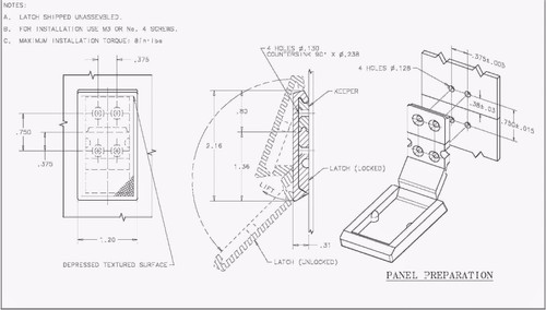 1999 Dodge RAM Rear Sliding Window Latch - Original Equipment SouthCo ...