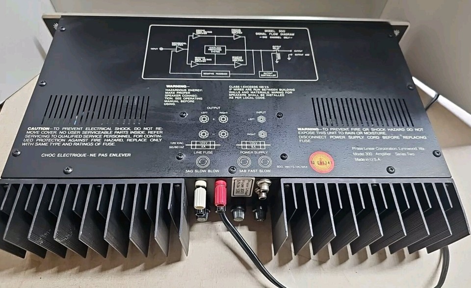 Phase Linear Model 300 Series Two Audio Power Amplifier | eBay