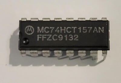 (Qty 1) MC74HCT157AN CMOS Quad 2-Input Data Selector/Multiplexer by ...