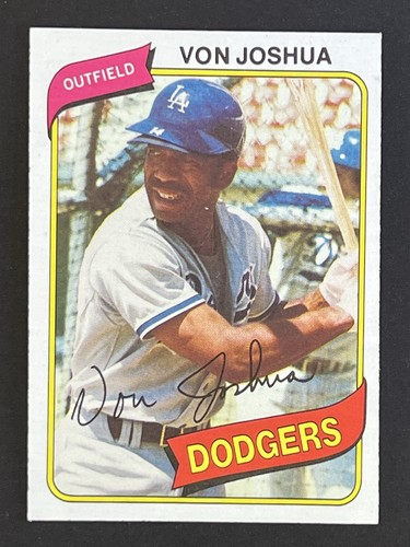 1980 Topps Von Joshua Los Angeles Dodgers #209 | eBay