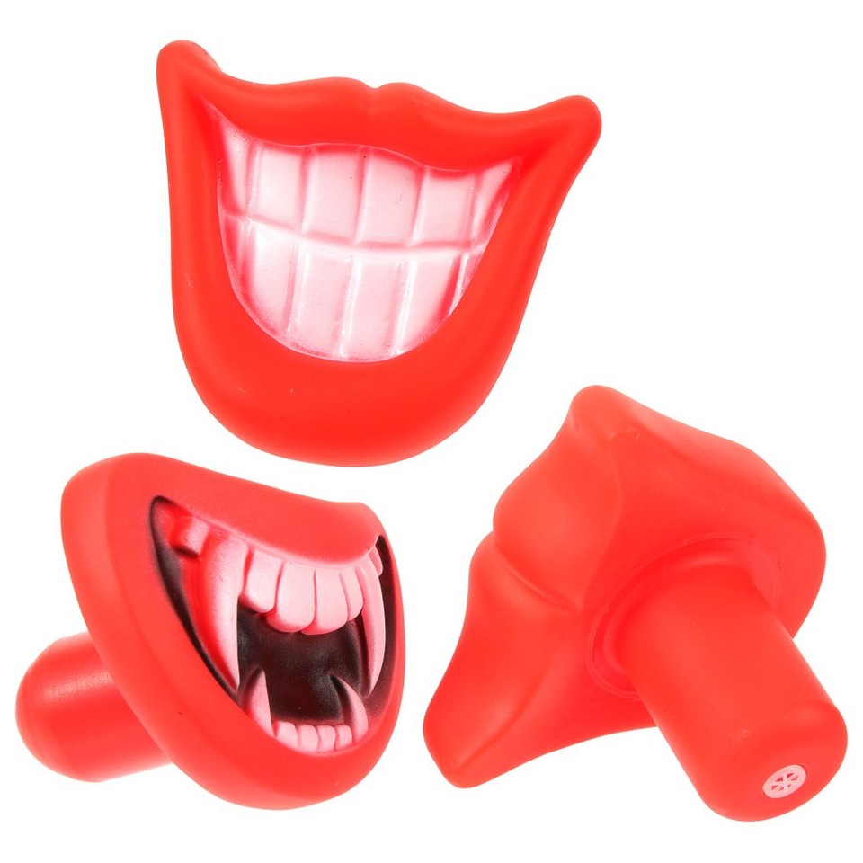 3 Pcs Puppy Toy Chew Toys Soft Vinyl Pink Pig Face Fangs Red Fangs Red ...