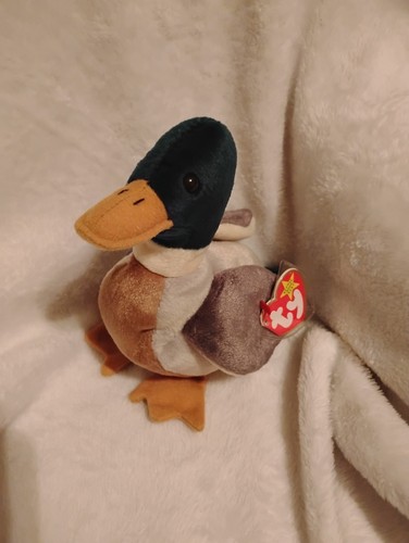 TY Beanie Baby Original Jake The Mallard Duck Plush Stuffed Toy April ...