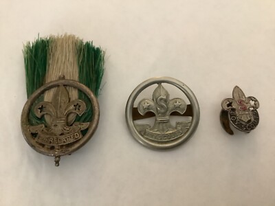 Boy Scout badges rare old scouting cap badges scoutmaster officers hat ...
