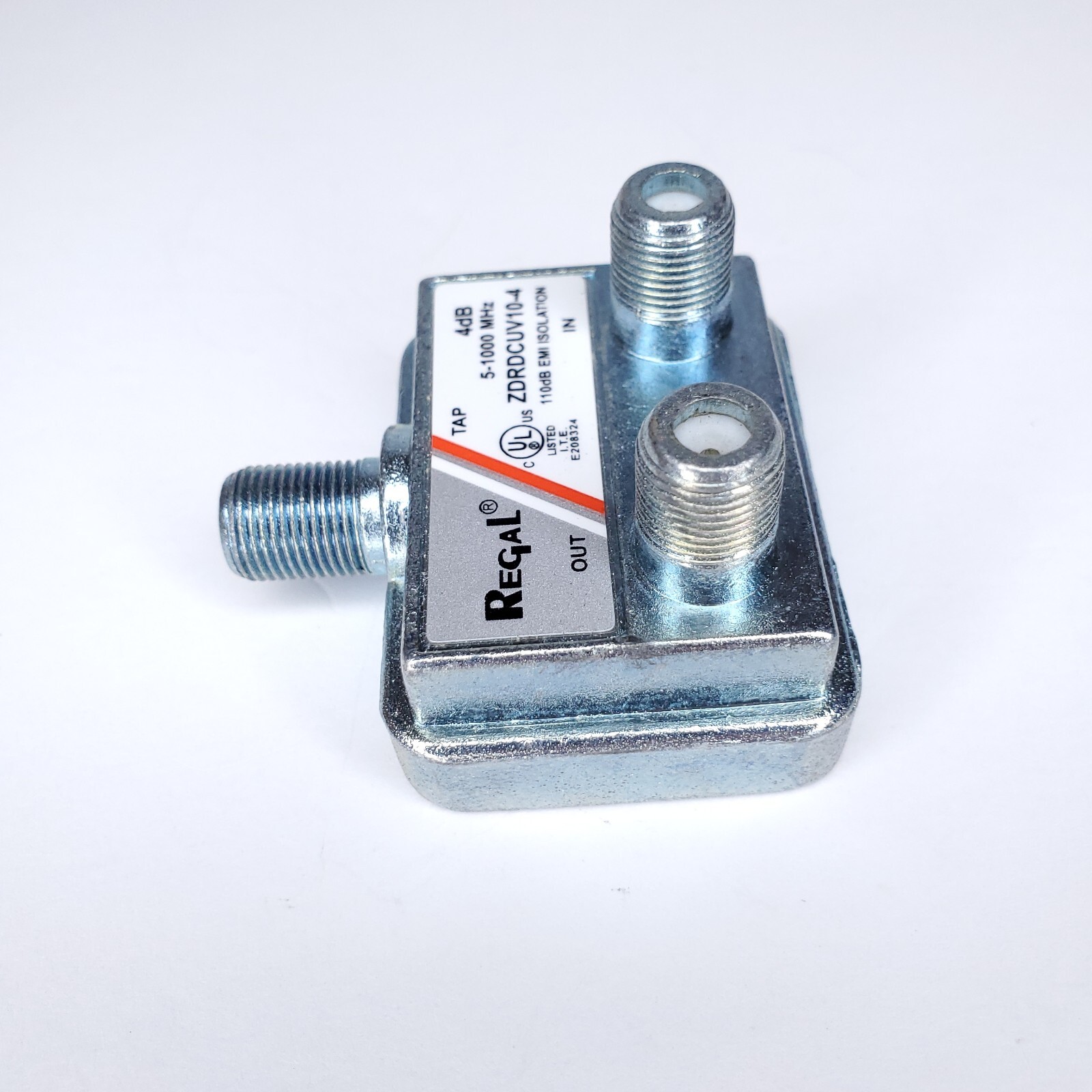 Regal ZDRDCUV10-4 2-Way Coax Coaxial Cable Splitter Directional Coupler ...