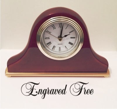 Personalized Desk Clock, Desk Clock With Alarm, Retirement Gift ...