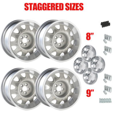 YearOne Mopar Rallye wheel kit with acorn style center caps and lug ...