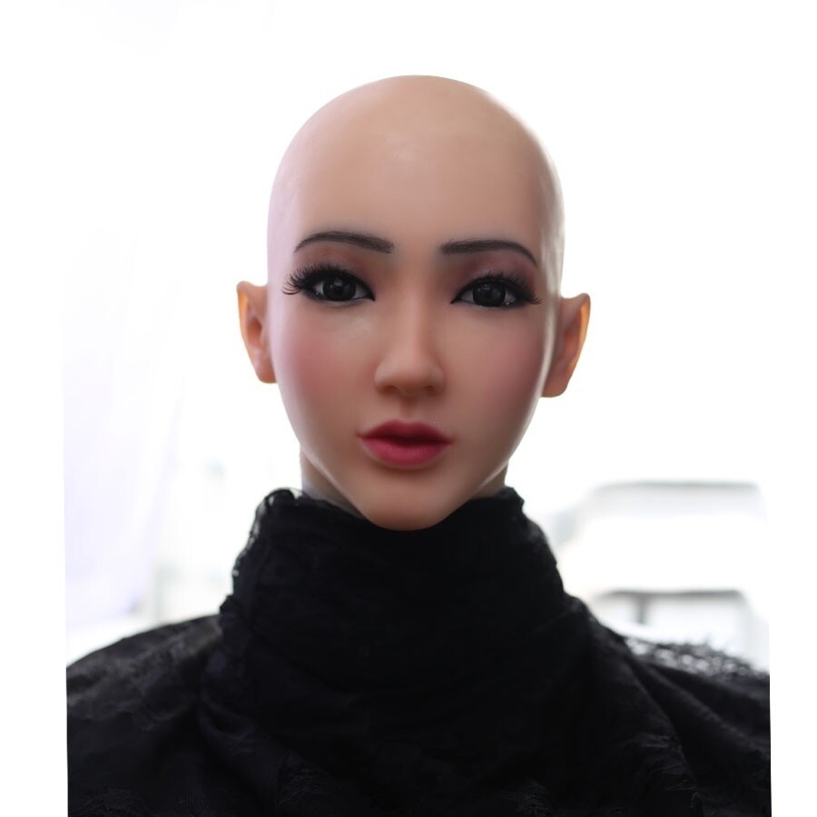 Silicone Female Headwear Masks Angel Face Mask Props Halloween ...