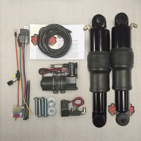 Dirty Air V-Rod Night Rod Rear Air Suspension System 01-18 Harley V-Rod ...