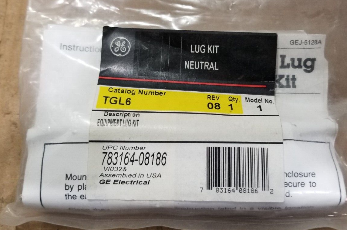 NEW - General Electric GE TGL6 Lug Kit Neutral REV 08 Model 1 | eBay