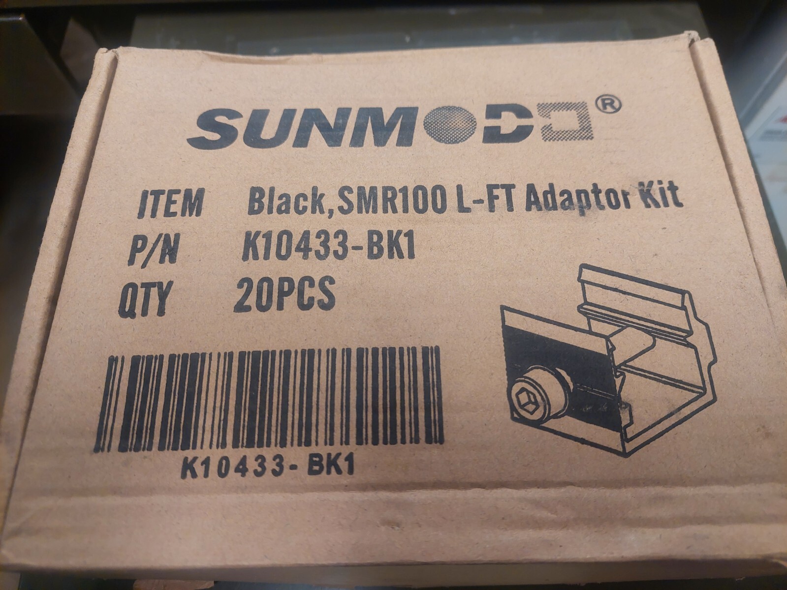 Sunmodo K10433-BK1 box of 20 clamps SMR100 L-FT adapter kit | eBay