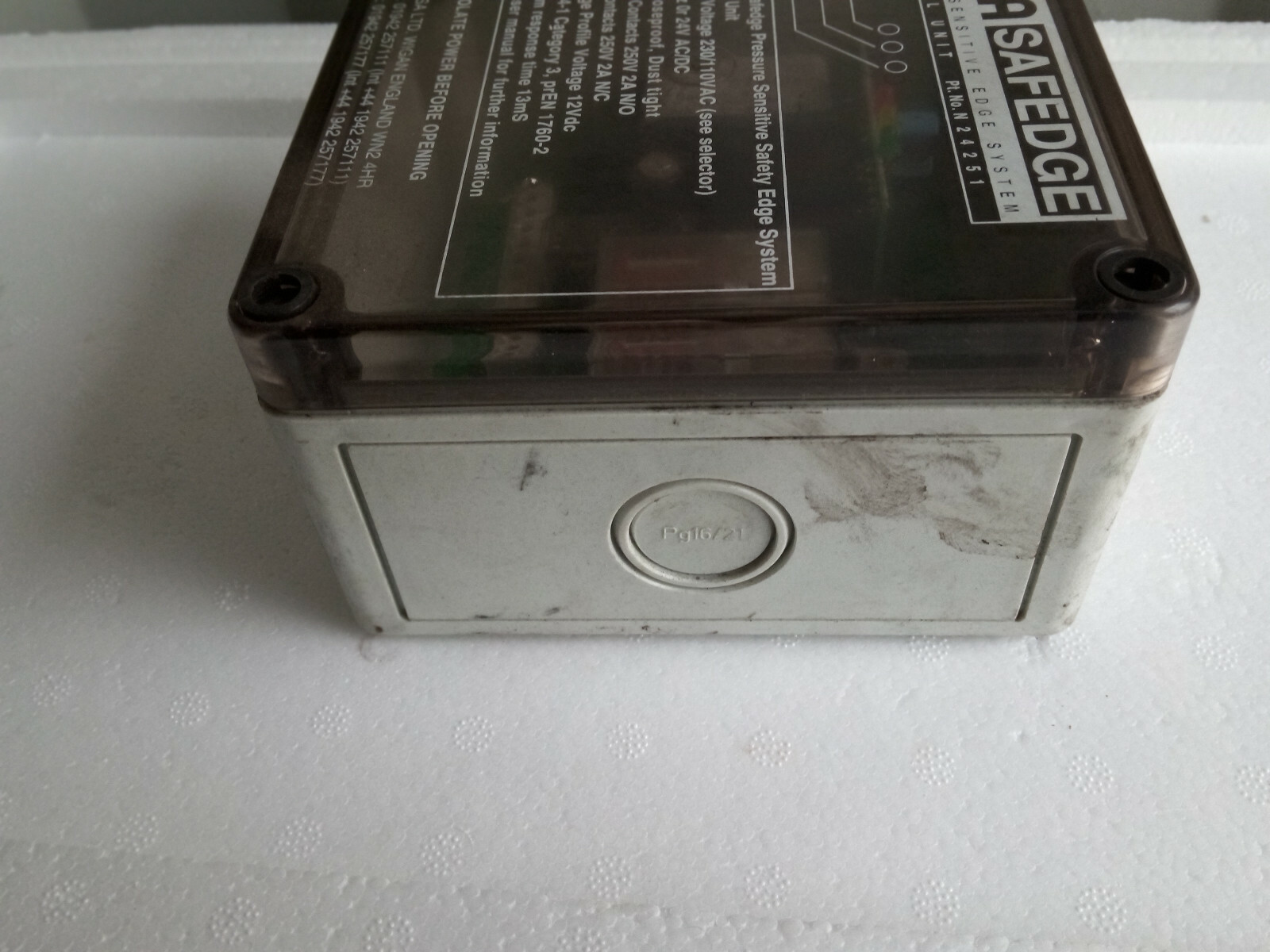 NELSA SAFEDGE N24251 PRESSURE SENSITIVE SAFETY CONTROL UNIT | eBay ...