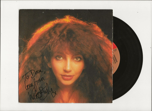 Kate Bush SIGNED Hammer Horror 7" Vinyl Record Single JSA COA ...