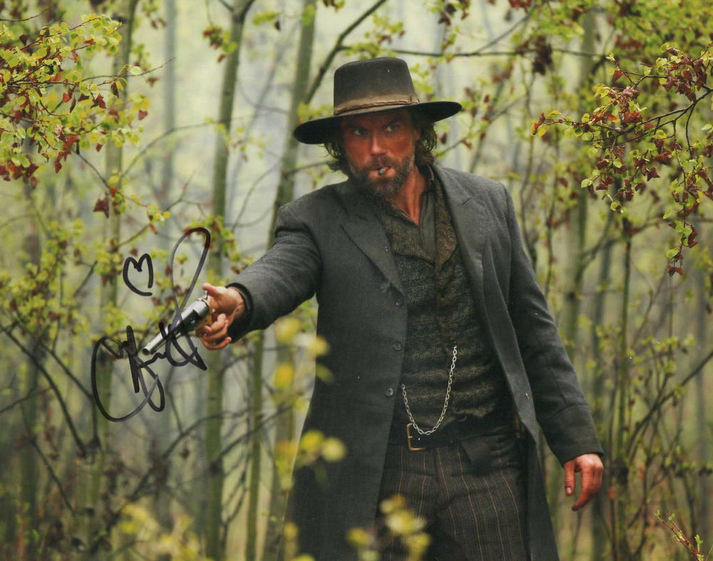 ANSON MOUNT SIGNED 8X10 PHOTO AUTHENTIC AUTOGRAPH HELL ON WHEELS COA A ...
