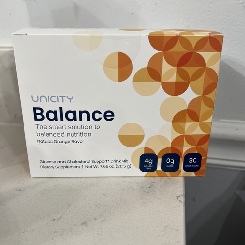 Unicity BALANCE 30 Packets/Sachets Natural Orange Flavor Exp 5/2026 ...