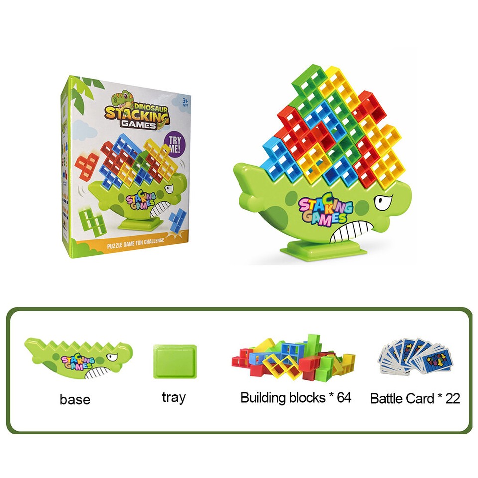 Tower Block Toys Educational Balance Tower Blocks Game for Family ...