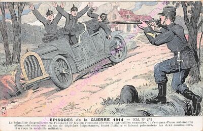 CPA Militaria Illustration Episodes Of La Guerre 1914 n252 | eBay Australia
