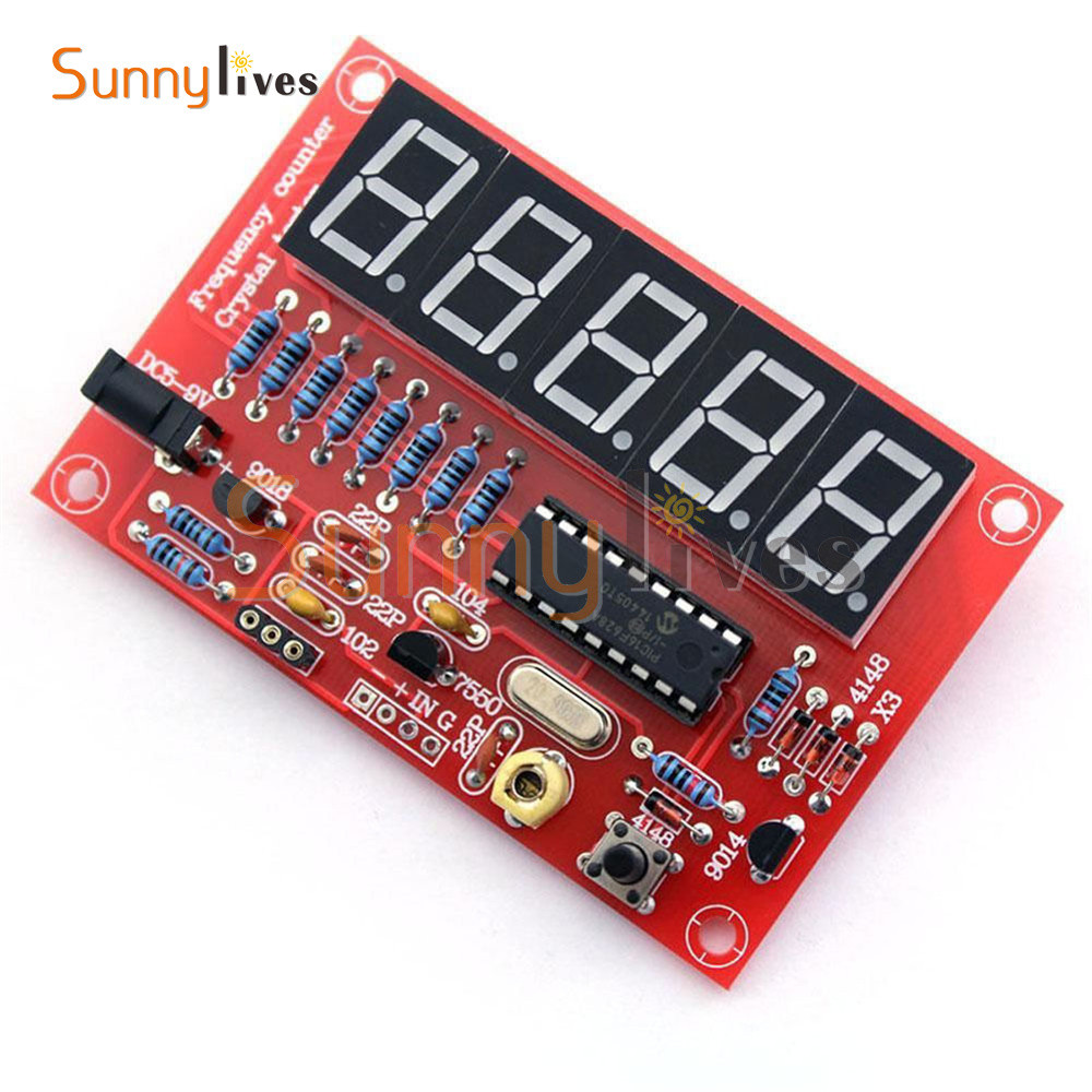 1Hz-50MHz Crystal Oscillator Tester Frequency Counter Meter Case DIY ...