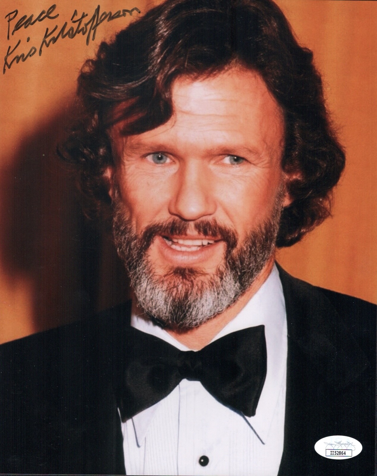 KRIS KRISTOFFERSON Signed 8x10 Photo BLADE Country Legend Autograph JSA ...